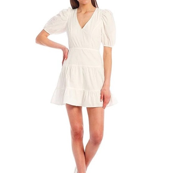 French Connection | Dresses | French Connectionbirch Poplin Puff Sleeve ...